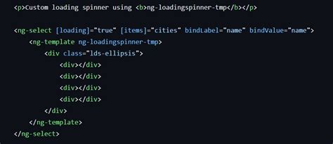 Html I Want To Set Loading Animation To Ng Select Drop Down In Angular Only For Dropdown Not