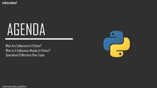 Python Collections Tutorial Edureka PDF