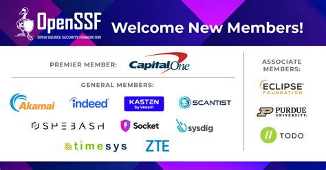 Openssf Announces 13 New Members Committed To Strengthening The