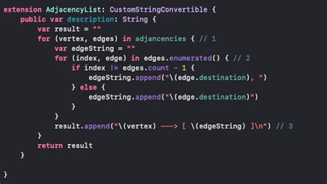 graph algorithms implementation in swift avengers example