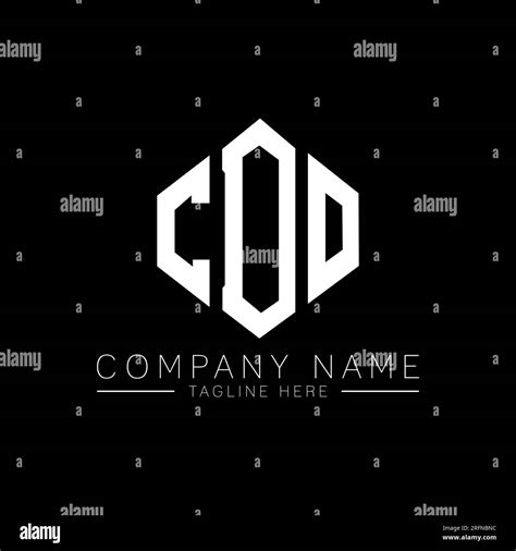 Cdo Letter Logo Design With Polygon Shape Cdo Polygon And Cube Shape Logo Design Cdo Hexagon