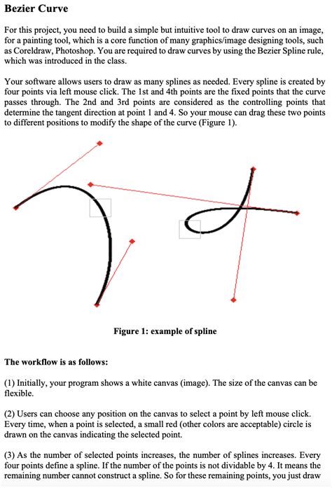 Bezier Curve For This Project You Need To Build A Chegg