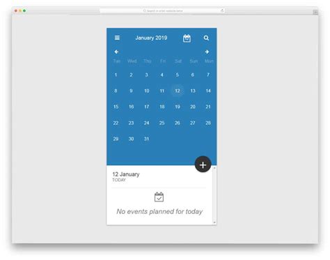 35 cool css calendar inspiration for your web and mobile applications