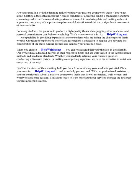 Master Coursework Thesis Pdf Thesis Asylum Seeker
