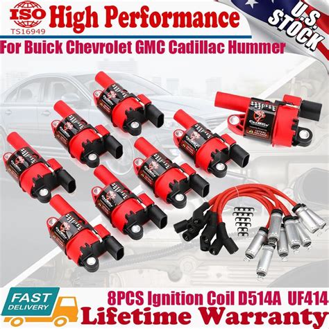 Gm Truck Ignition Coil Set 2007 2013 Set Of 8 Ignition Coils For 2007
