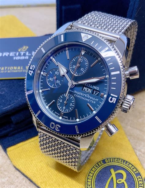 Breitling Superocean Heritage Chronograph 44 A13313 Blue Dial