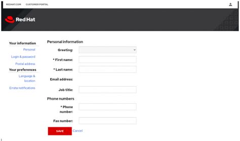 Common Account Management Questions Red Hat Customer Portal