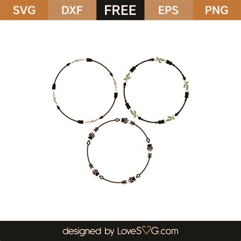 Monogram Frames Svg Cut File Svg Lovesvg