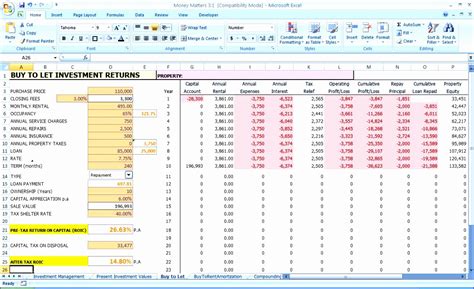 Net Worth Template Excel