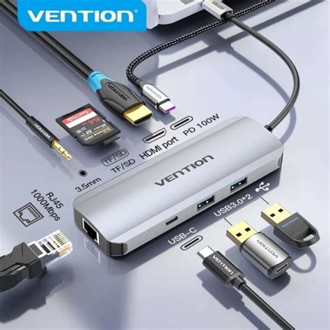 Promo Vention In Usb C Hub Docking Station Type C To Usb Diskon Di Seller Prasywa Shop