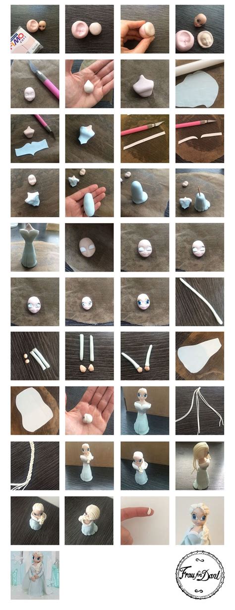 Tutorial Frozen Elsa Eiskönigin Frozen Elsa Frozen Fondant Tutorial