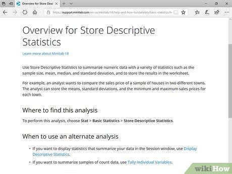 How To Use Minitab With Pictures WikiHow
