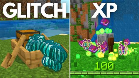 Top OVERPOWERED Minecraft Glitches In Minecraft Bedrock Java Duplication Glitch XP
