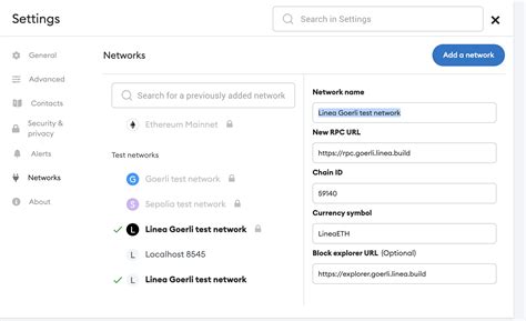 [bug] zkevm linea goerli test network is displayed twice in the list