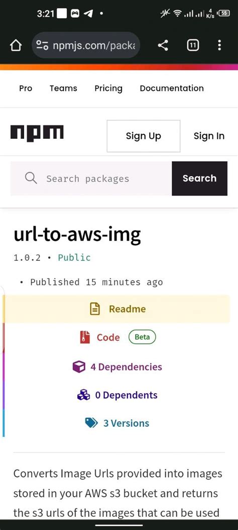 Huzaifa Bin Shahbaz On Linkedin Opensource Javascript Npm Nodejs Aws Imageconverter