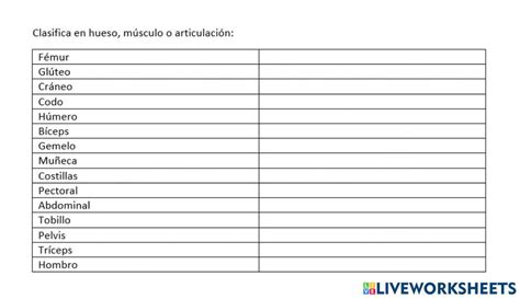 Rellena Los Hue Free Interactive Worksheets 2299508