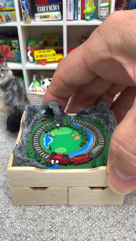 Worlds Smallest Working Model Train Set 🚂💨 In Memory Of My Father ️ See This Miniature Model
