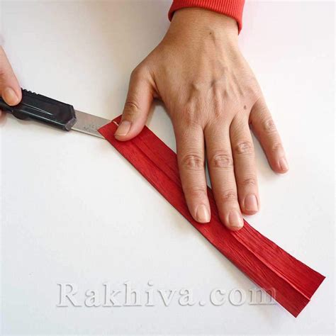 Сърце от панделка хартия Идея за подарък от нищо нещо как се прави