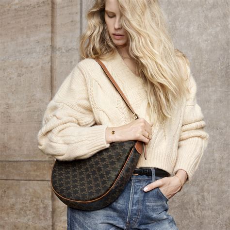 Celine Adds The Relaxed Heloise Bag To Its Triomphe Line Purseblog