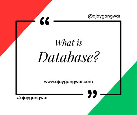 Ajay Gangwar Net Dev Corner Sql Interview What Is Database