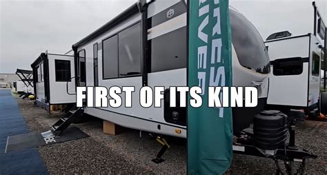 39 Ft Vibe Travel Trailer Boasts 3 Slide Outs And A Layout Thats Never Been Done Before