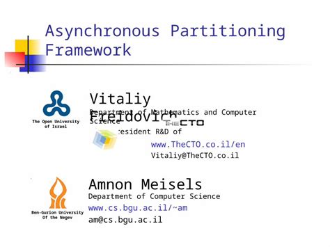 ppt asynchronous partitioning framework dokumen tips