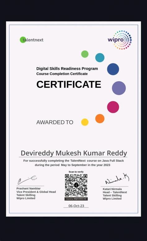 mukesh devireddy on linkedin wipro javadevlopment talentnext