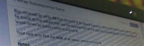 Array Subsequence Sums Bobrecelved N Arfay AR StudyX