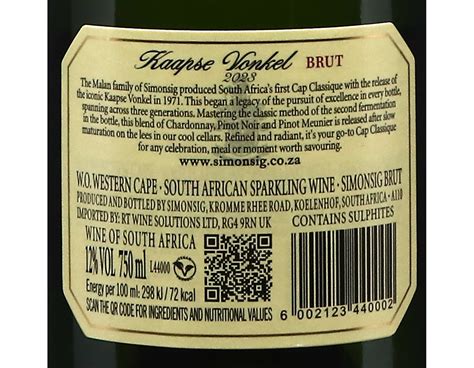 Simonsig Kaapse Vonkel Cap Classique Brut 2023