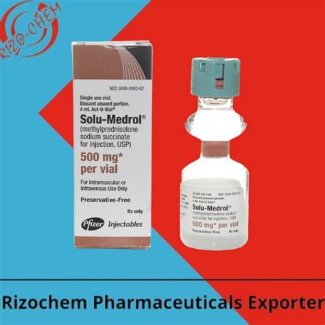 Solu Medrol 500 Injection Top Pharmaceutical Wholesaler Exporter
