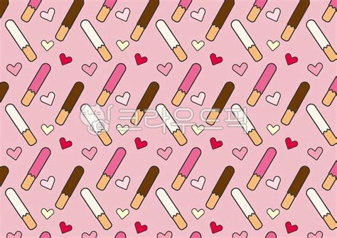 빼빼로 빼빼로데이 일러스트 패턴 배경 사진 이미지 일러스트 캘리그라피 꼬미ggomi작가