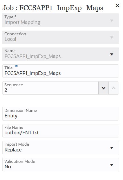 Using An Import Mapping Job Type