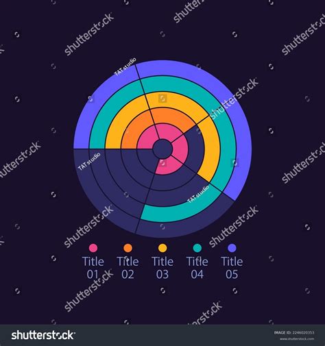 Concentric Circle Infographic Chart Design Template Stock Vector Royalty Free 2246020353