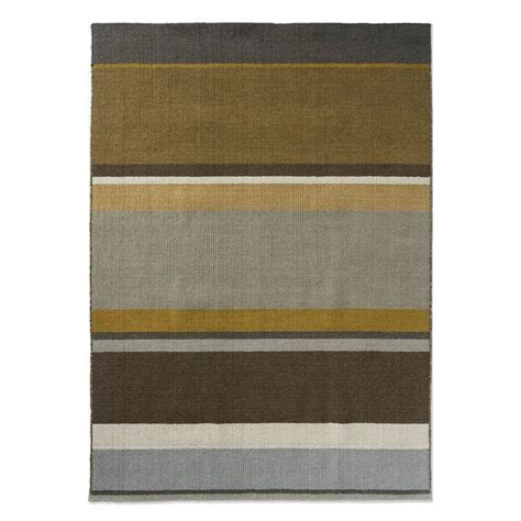 Brink And Campman Artisan Stack Ochre Pure Wool Designer Rug