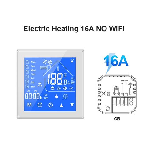 Smart Wifi Thermostat Digital Heating Watergas Boiler Electric Floor