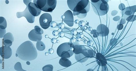 Glucosamine Rotating Molecular 3d Structure Ball And Stick Model Looped Video Monosaccharides