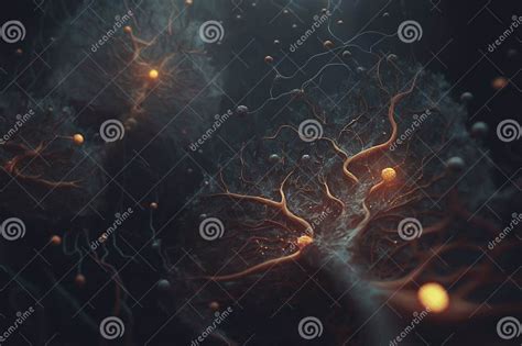 Brain Structure Neuroscience Neural Network Human Nervous System Stock Illustration