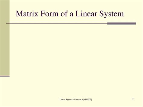 PPT Linear Algebra PowerPoint Presentation Free Download ID