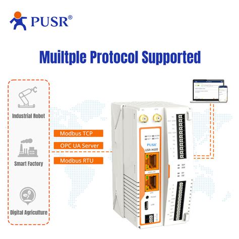 Pusr Usr M300 High Performance Edge Computing Industrial Iot Gateway Protocol Conversion Nodered