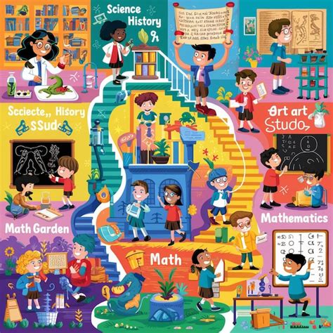 premium photo a colorful poster for maths art project with the words