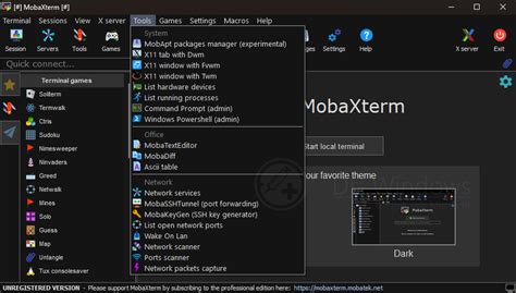 MobaXterm Portabler X Server Dr Windows