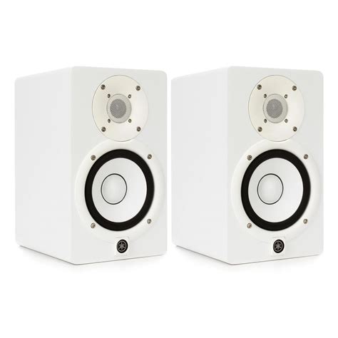 Yamaha Hs Powered Studio Monitor Speakers Pair White Gopandy Musical