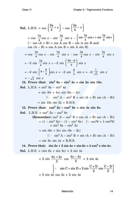 Ncert Solutions For Class 11 Maths Chapter 3 Exercise 3 3 Mathongo