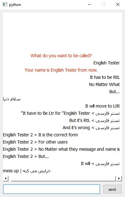 Python Forced Rtl In Pyside2 Pyqt5 Stack Overflow