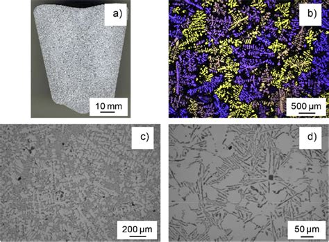 Macrostructure A Microstructure B C And Detail Of The Secondary Download Scientific