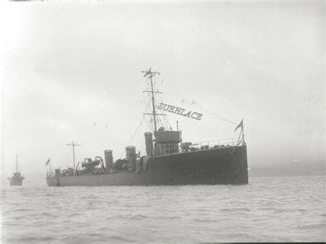Rare Glass Negative Ww1 Destroyer Hms Brisk John Brown Clydebank Acorn Class Antique Price