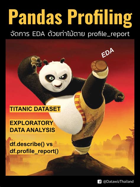 Datawiz Tips ทำ Eda แบบรวดเร็วด้วย Pandas Profiling