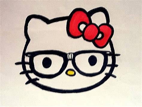 Nerdy Hello Kitty Hello Kitty Tattoos Hello Kitty Hello Kitty Drawing