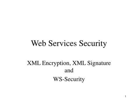 Ppt Web Services Security Powerpoint Presentation Free Download Id
