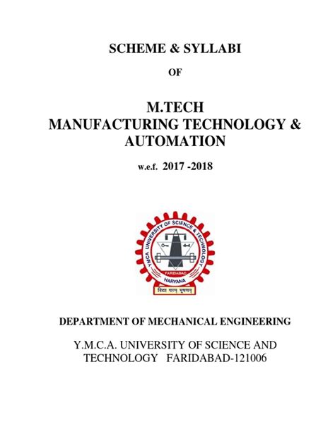 Mtech Syllabus 2017 18 Pdf Casting Metalworking Welding